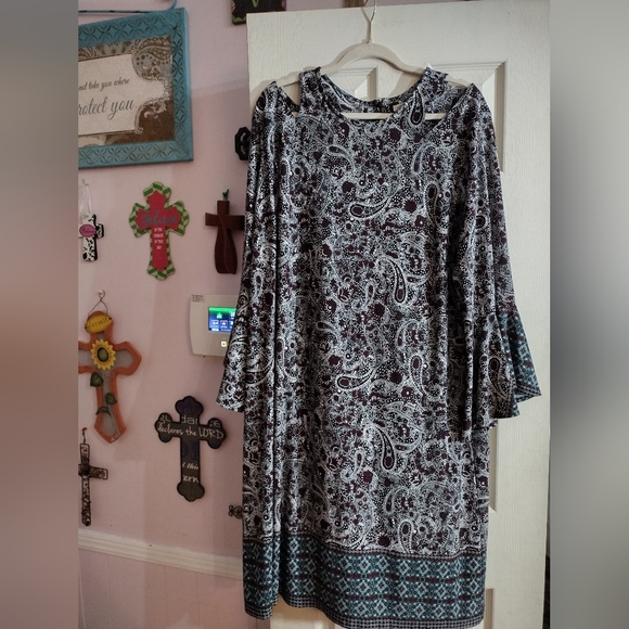 Cato | Dresses | Cato C 946 Maxi Dress Womens 2224w Exposed Shoulder ...